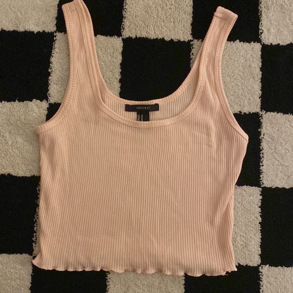 Forever 21 | Tops | Pale Pink Crop Tank Top | Poshmark